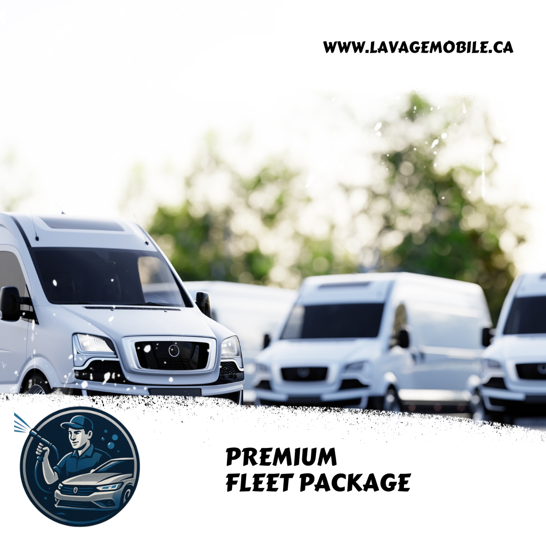 Premium Fleet Package - Lavage de voitures à domicile